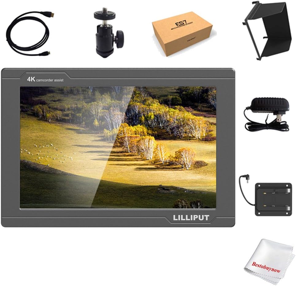 Amazon.com: LILLIPUT FS7 7" Full HD Camera Monitor with 3G-SDI and 4K ...