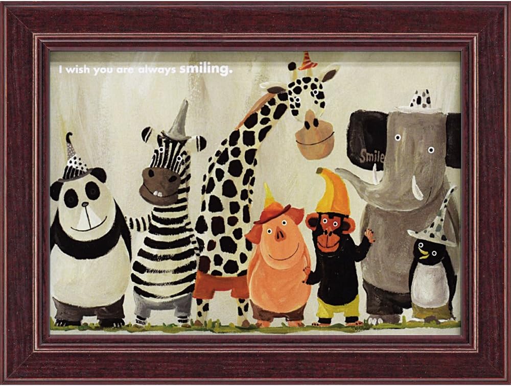 Amazon.com - Eupower YT-00715 Yuto Takeuchi Art Frame, Animals, W 7.1 x ...