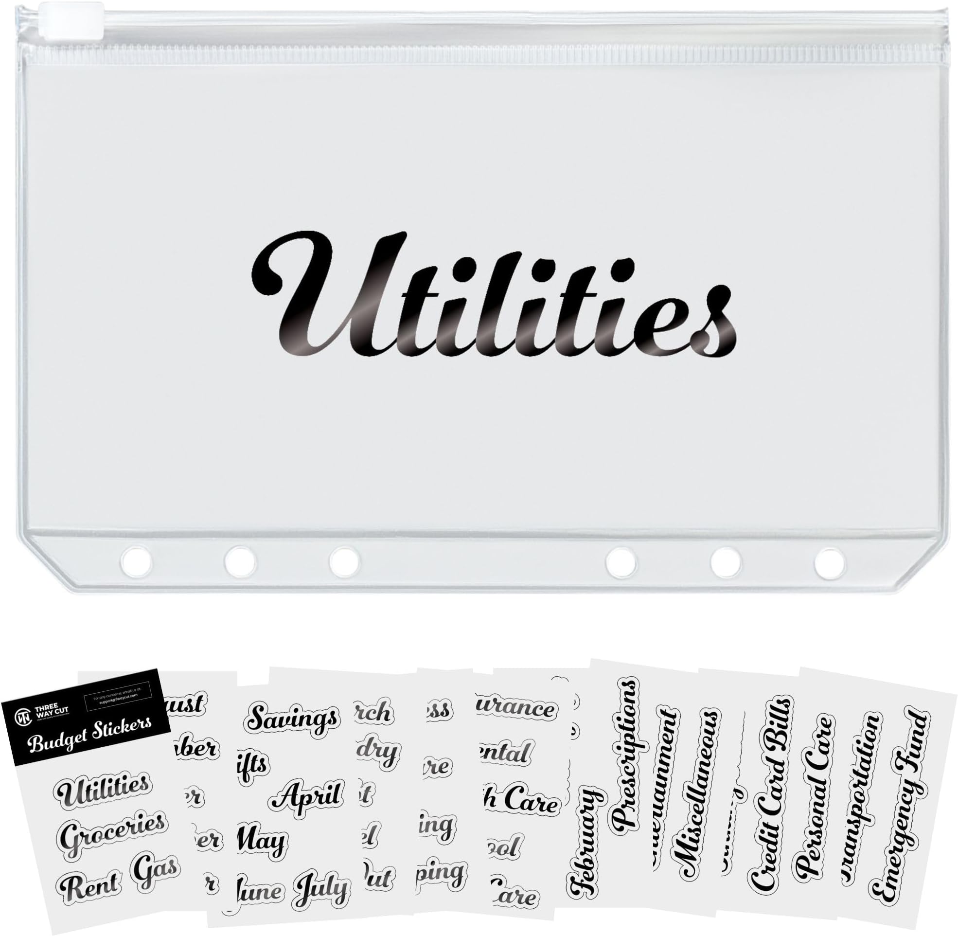 Amazon.com : 34 Pieces Cash Envelope Label Budget Sticker A6 Budget ...