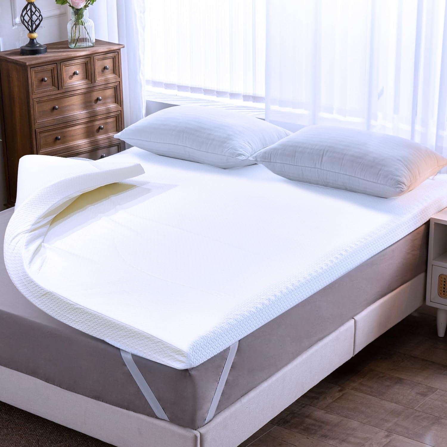 DURAFOAM | Memory Foam Mattress Topper for Enhanced Sleep | with ...