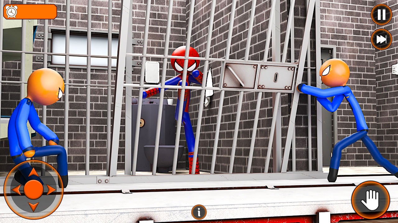 Stick Spider Hero Prison Escape Urban City Mafia Gangster Crime: Open ...
