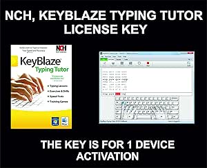 Amazon.com: KeyBlaze Typing Tutor Software, Key, For 1 Device Activation