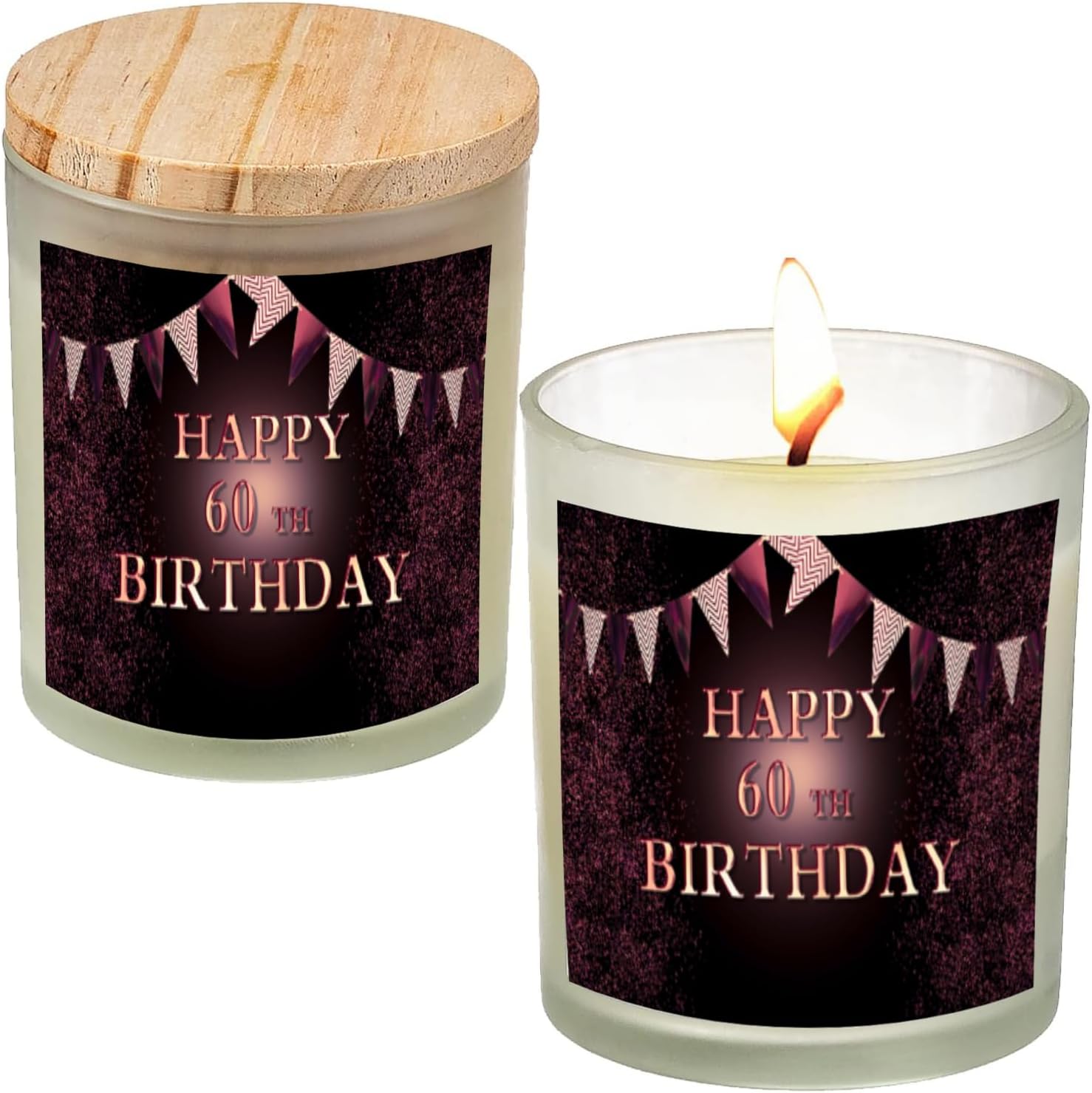Amazon.com: 60th Happy Birthday Candle, Happy Birthday Gifts for Women ...