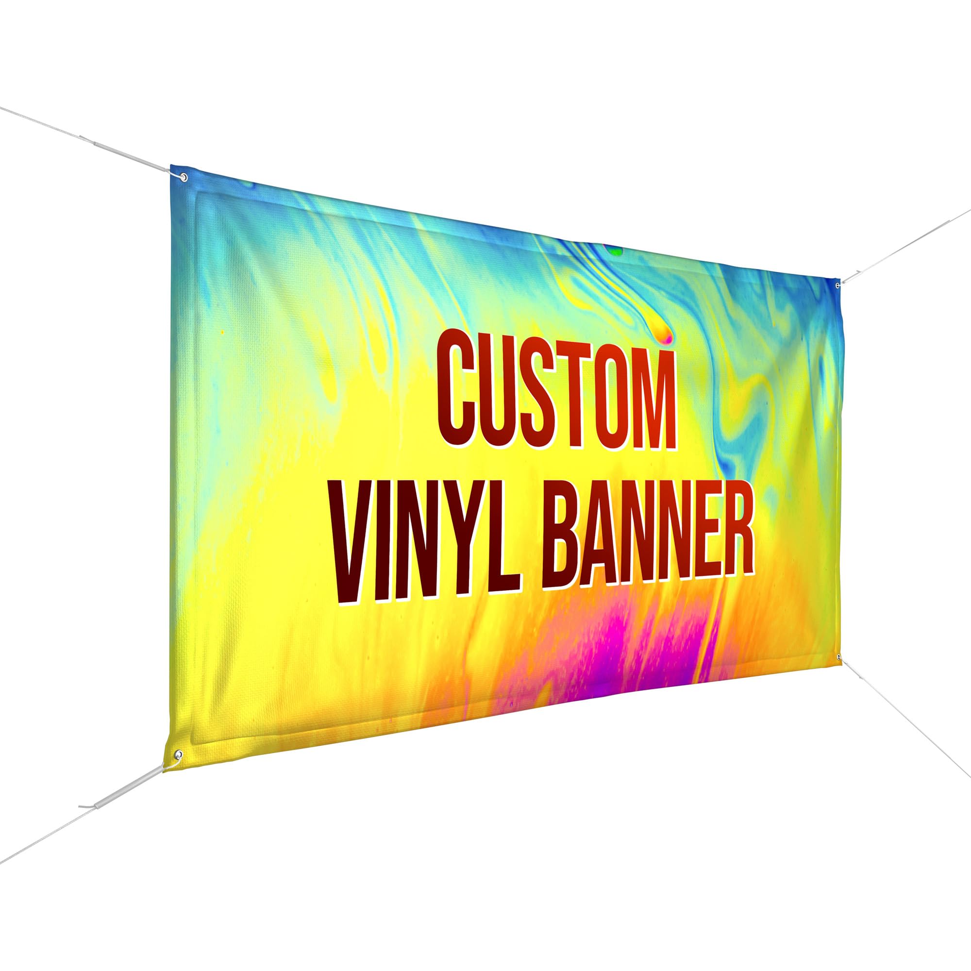 Amazon.com: Personalized 13oz Vinyl Banner, Vibrant Full Color Printing ...