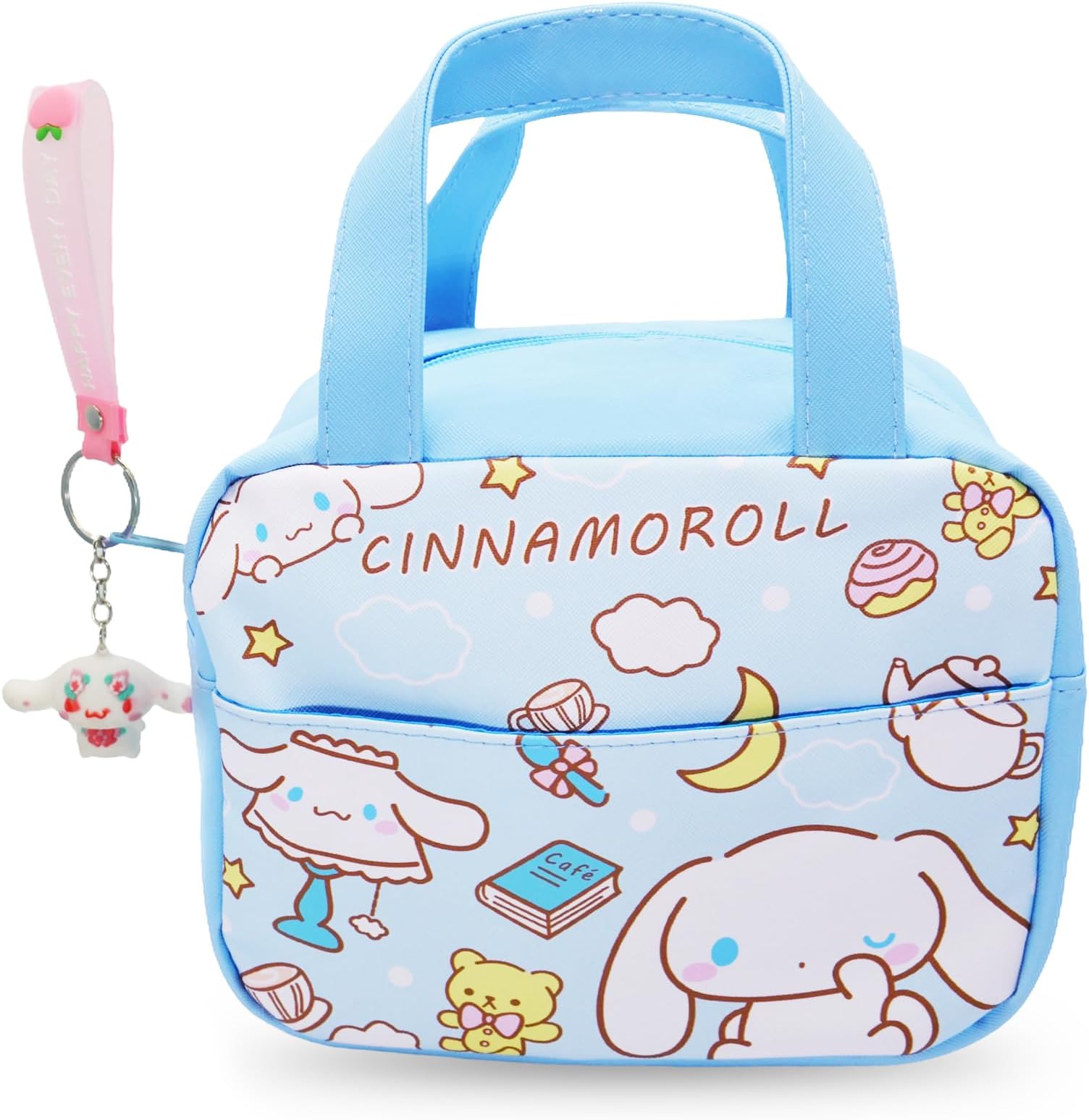 Amazon.com: FREEKIX Cute Kawaii Insulated Lunch Bag Waterproof Reusable ...