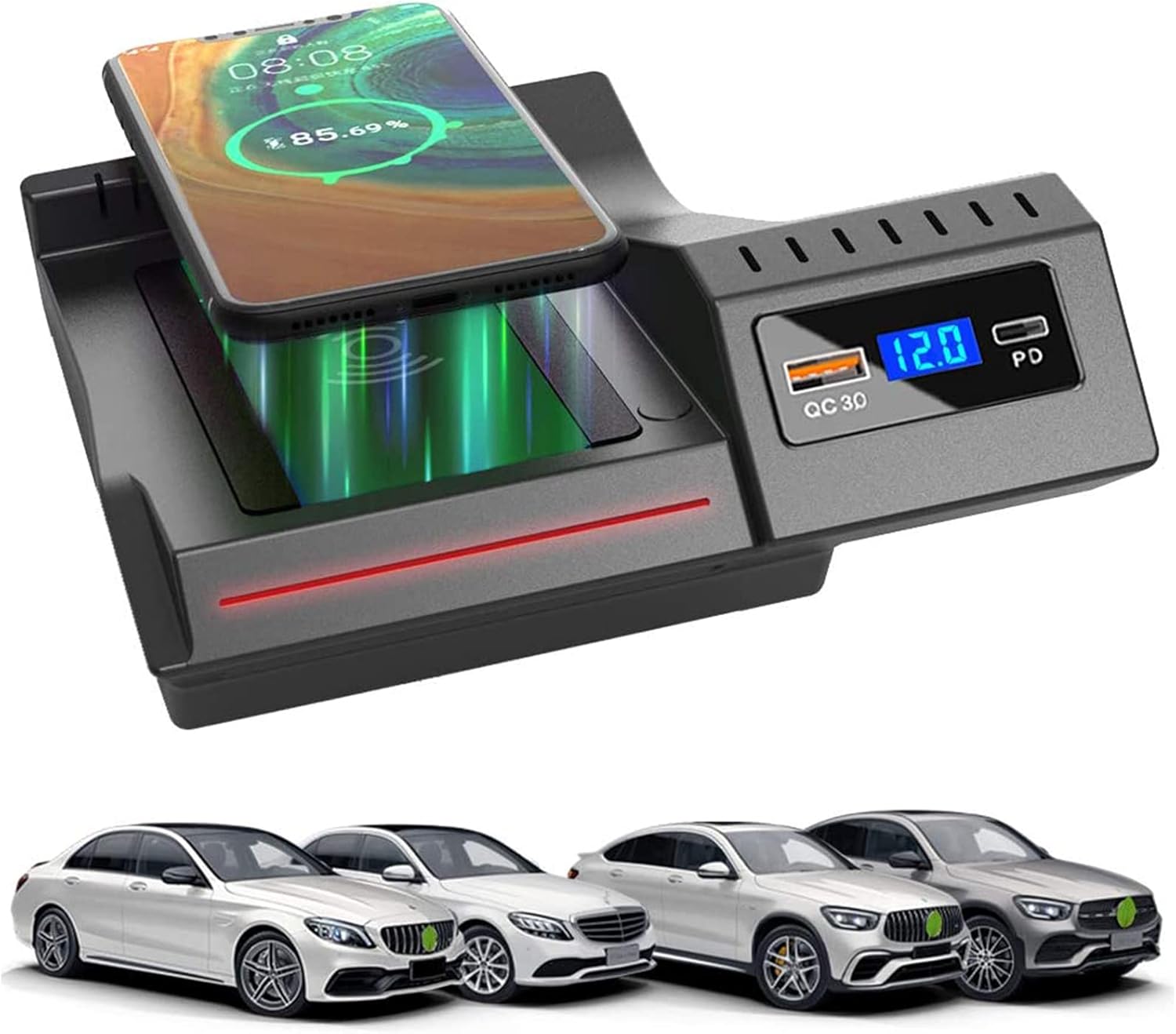 Amazon.com: 2022 Upgraded Car Wireless Charger Center Console Charging ...