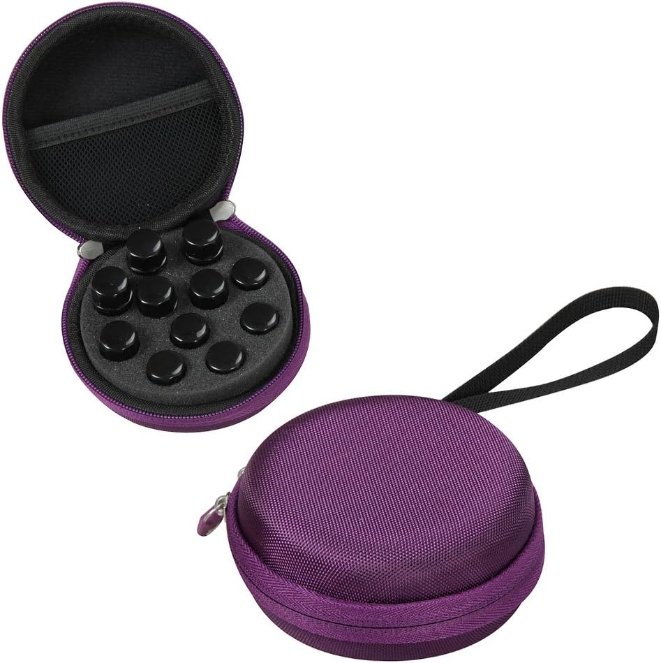Amazon.com: Hard Carrying Case Storage Bag with Foam Insert Purple Fits ...