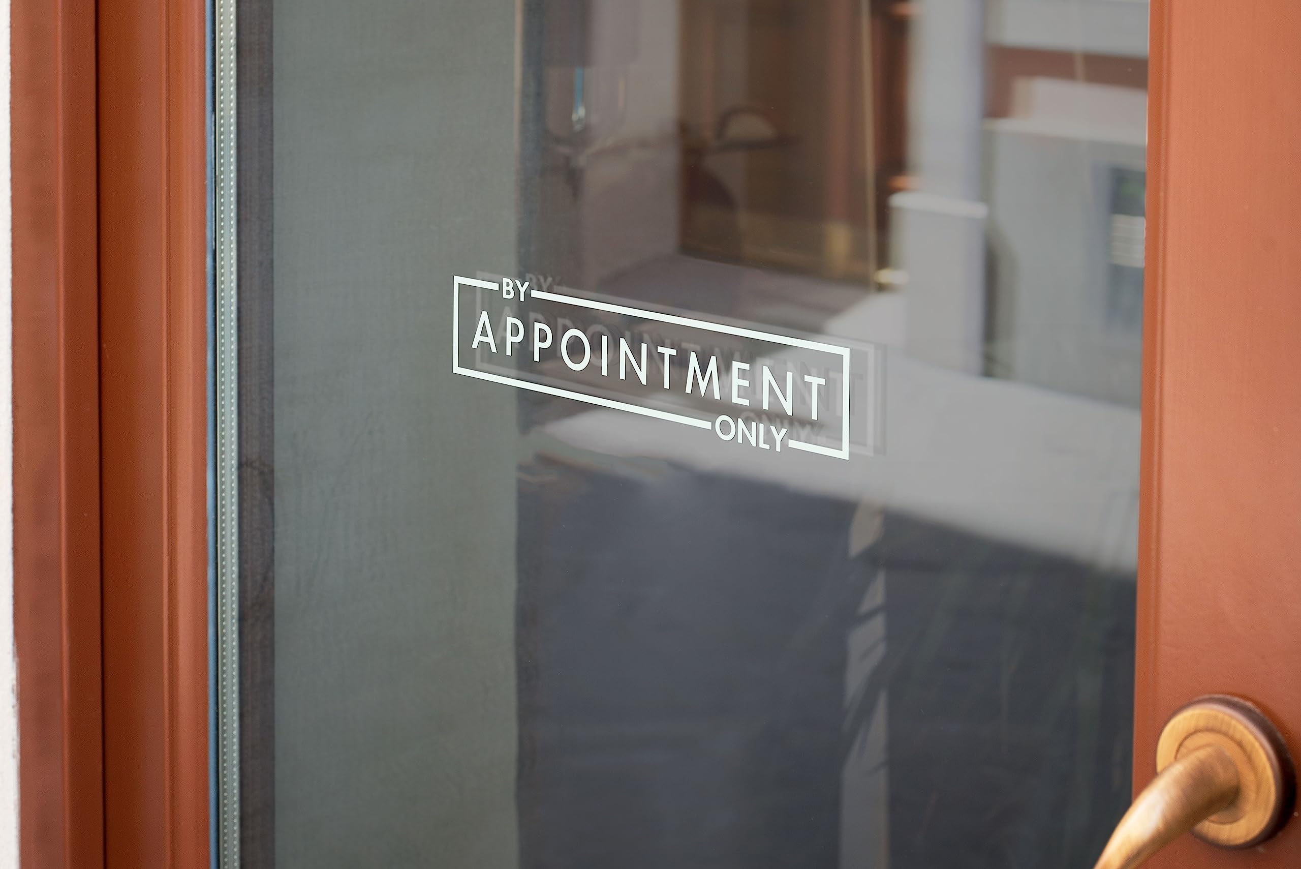 Business Hours Sign For Glass Door By Appointment Only Decal ...