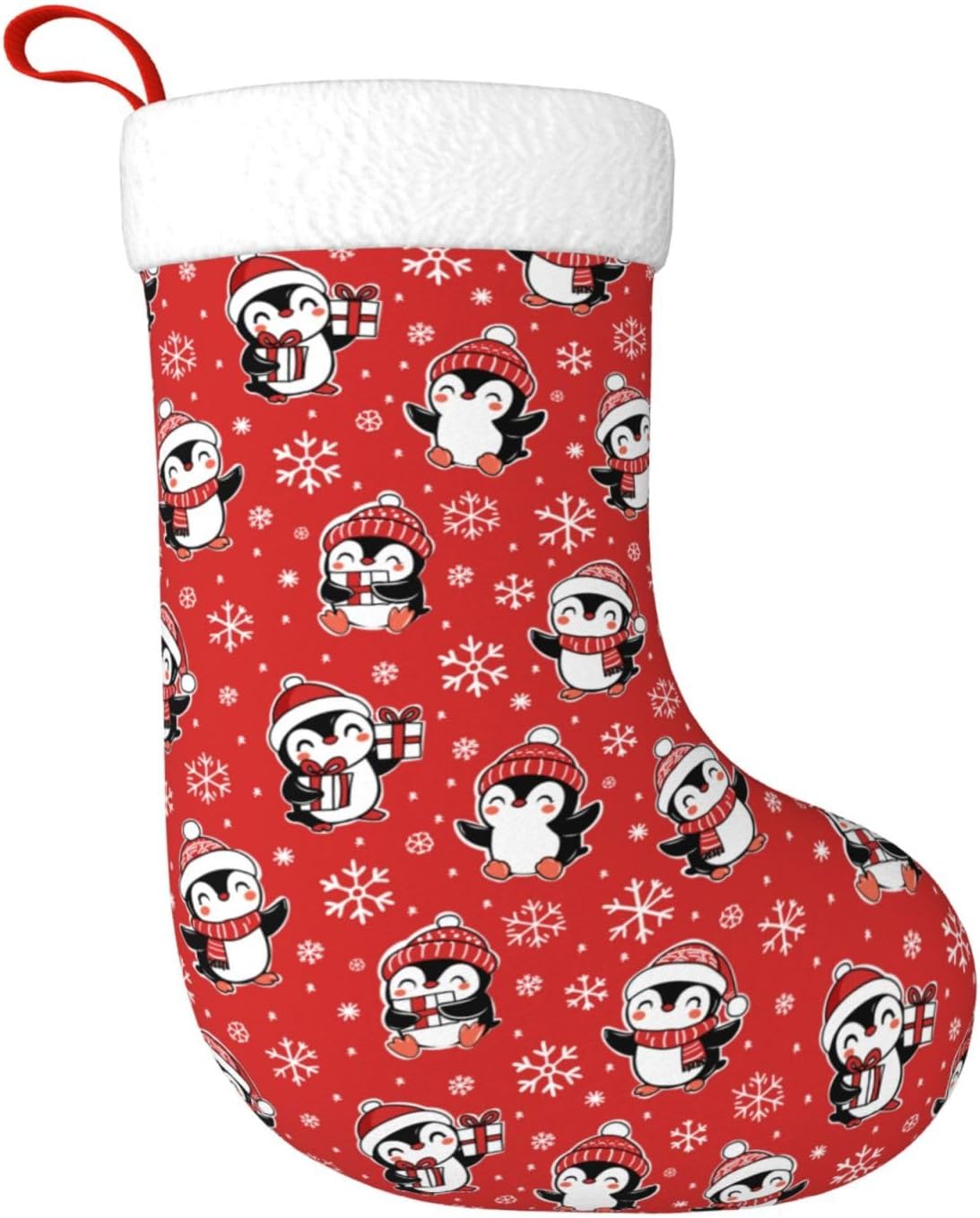 Amazon.com: Cute Penguins Funny Christmas Snowflakes Gift Christmas ...