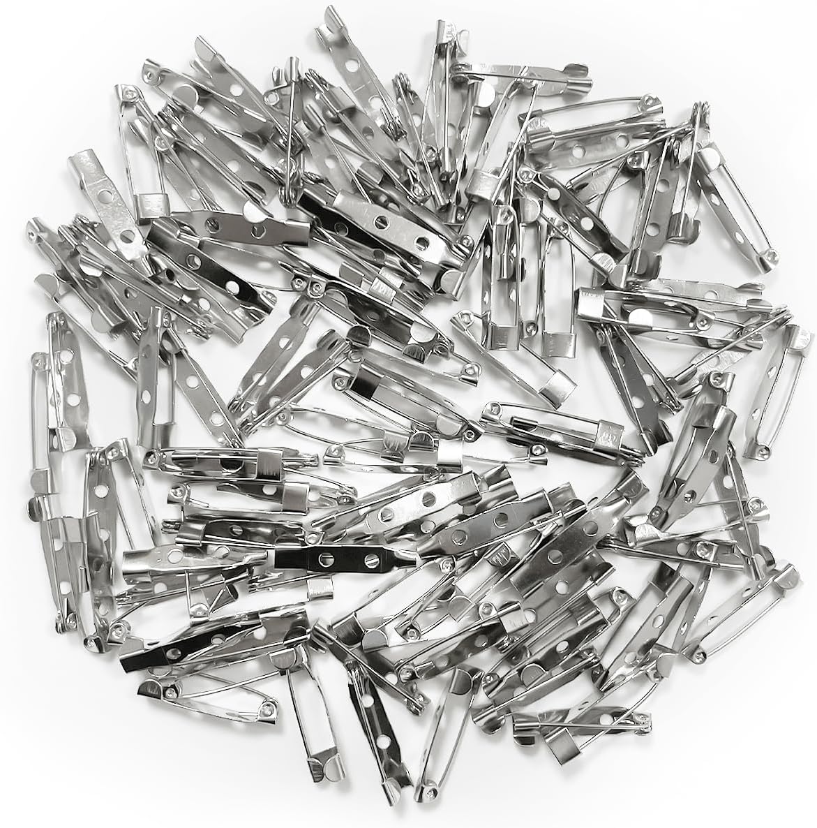 WELANE Brooch Clasp Pins, 120 PCS Bar Jewelry Pins for DIY Crafts ...