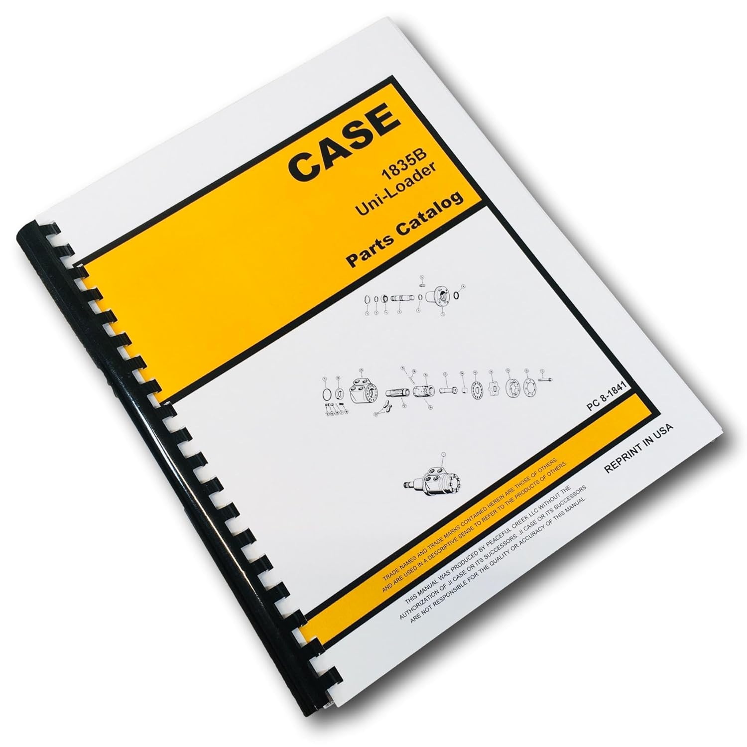Amazon.com: Case 1835B Uni Loader Parts Manual Catalog Skid Steer ...