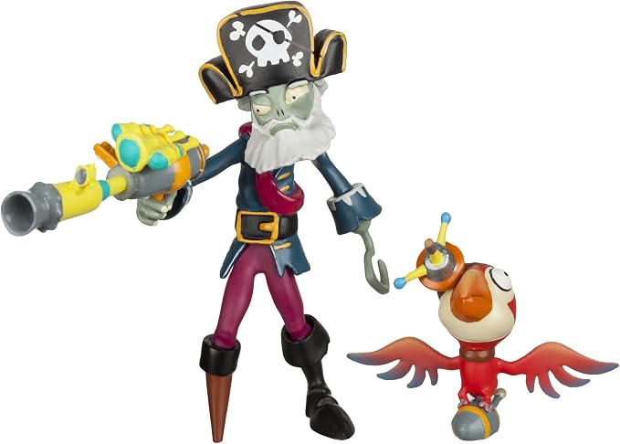 Amazon.com: Plants vs Zombies GW2-3" Captain Deadbeard Figure with ...