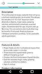 Amazon.com: Toysmith Magic Rocks Instant Crystal Growing Kit (Assorted ...