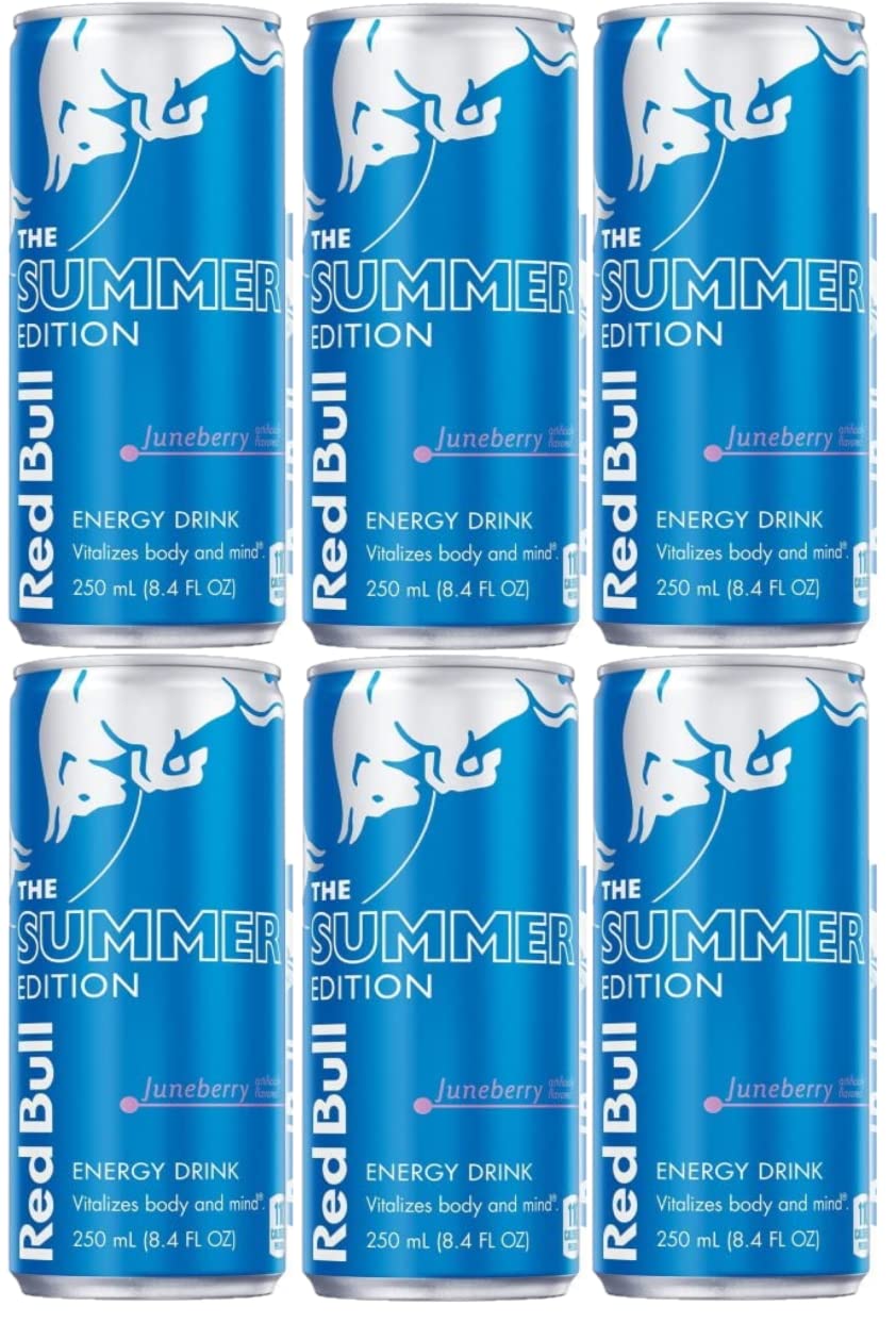 Amazon.com : Redbull Juneberry, Summer Edition, 8.4oz, Pack of 6 ...