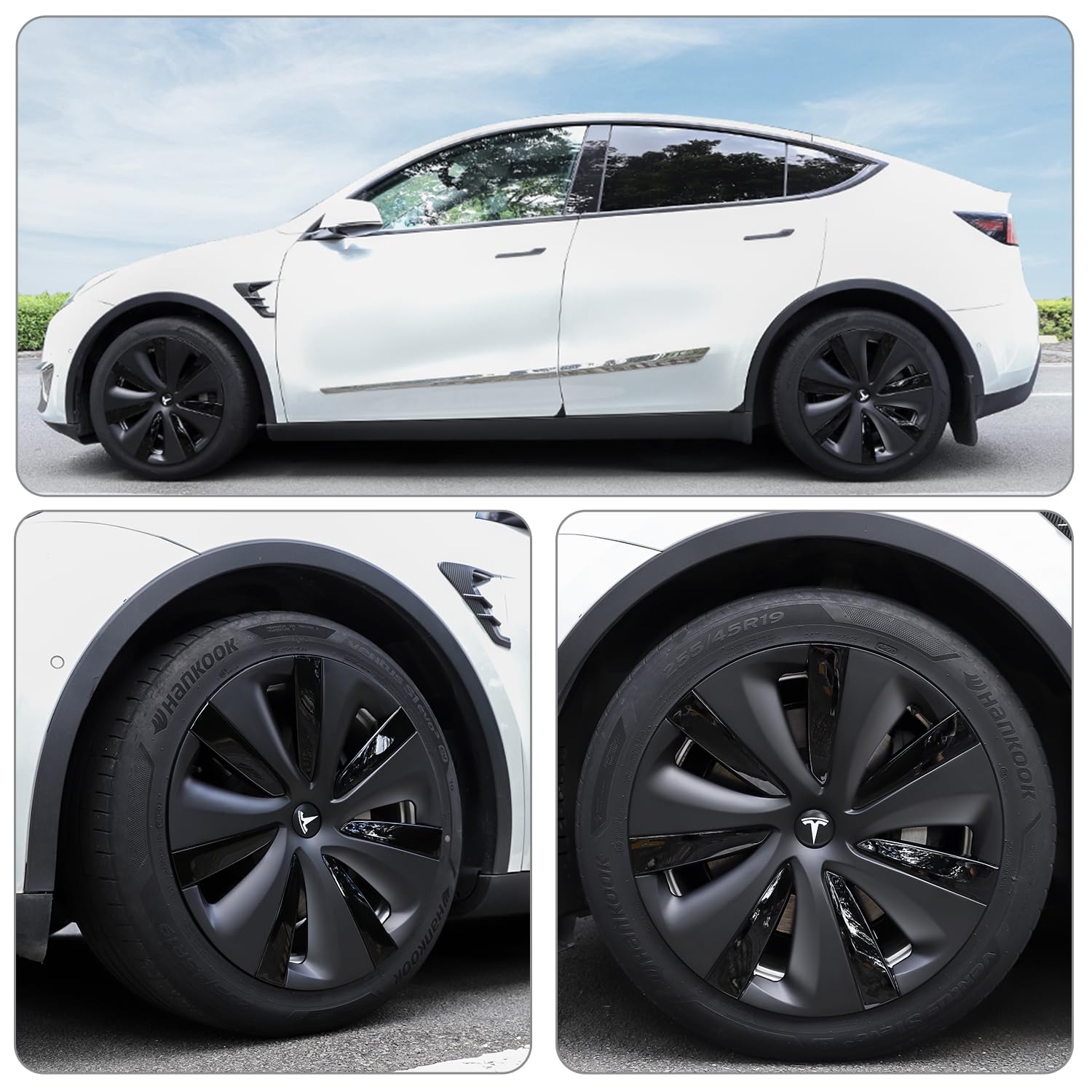 Snapklik.com : ThinSGO Tesla Model Y Hubcaps Model Y Wheel Cap 19 Inch ...