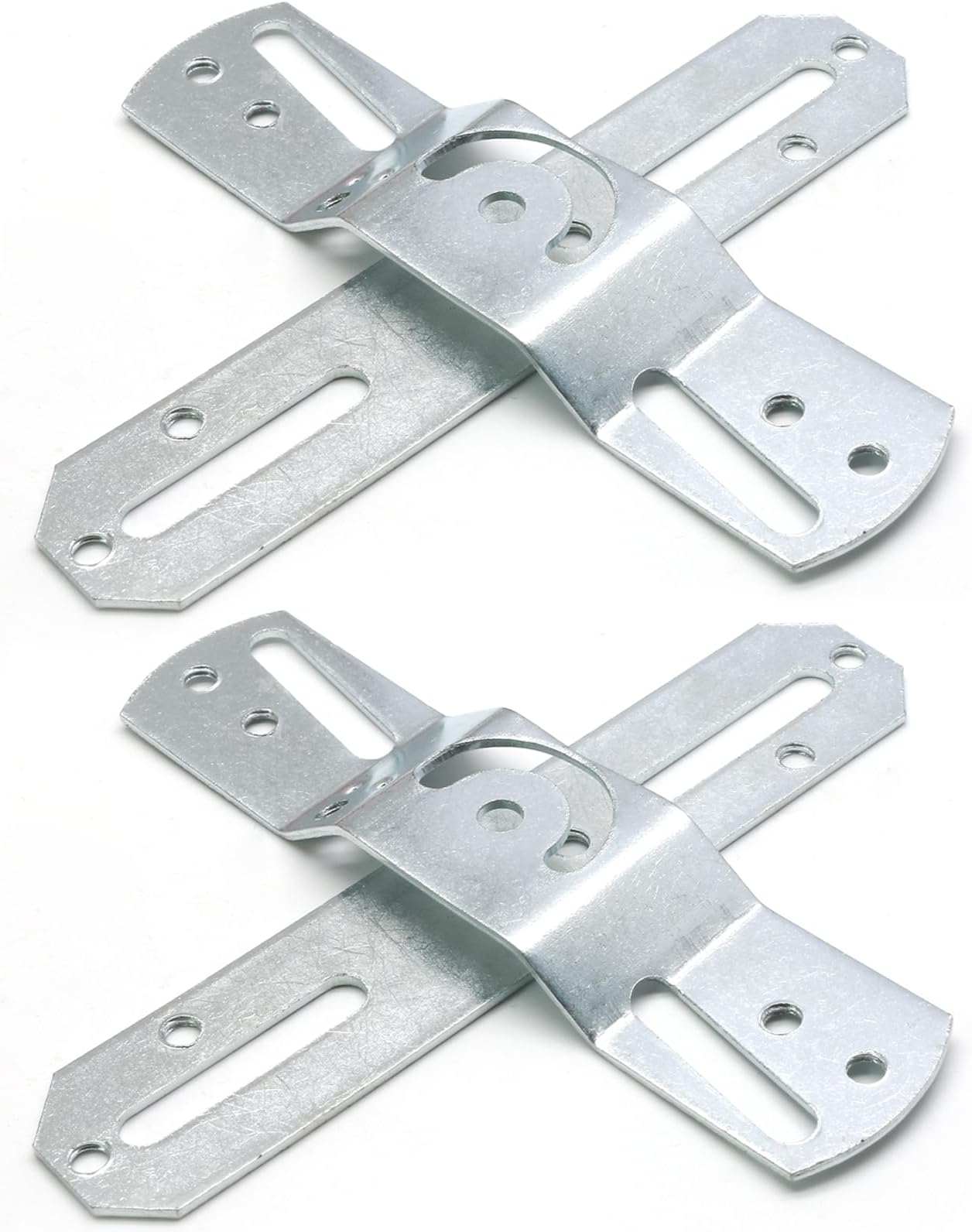 Luomorgo 2 Sets 4" Light Fixture Mounting Bracket, Universal Steel ...
