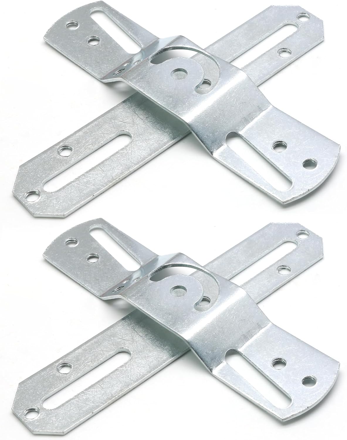 Luomorgo 2 Sets 4" Light Fixture Mounting Bracket, Universal Steel ...