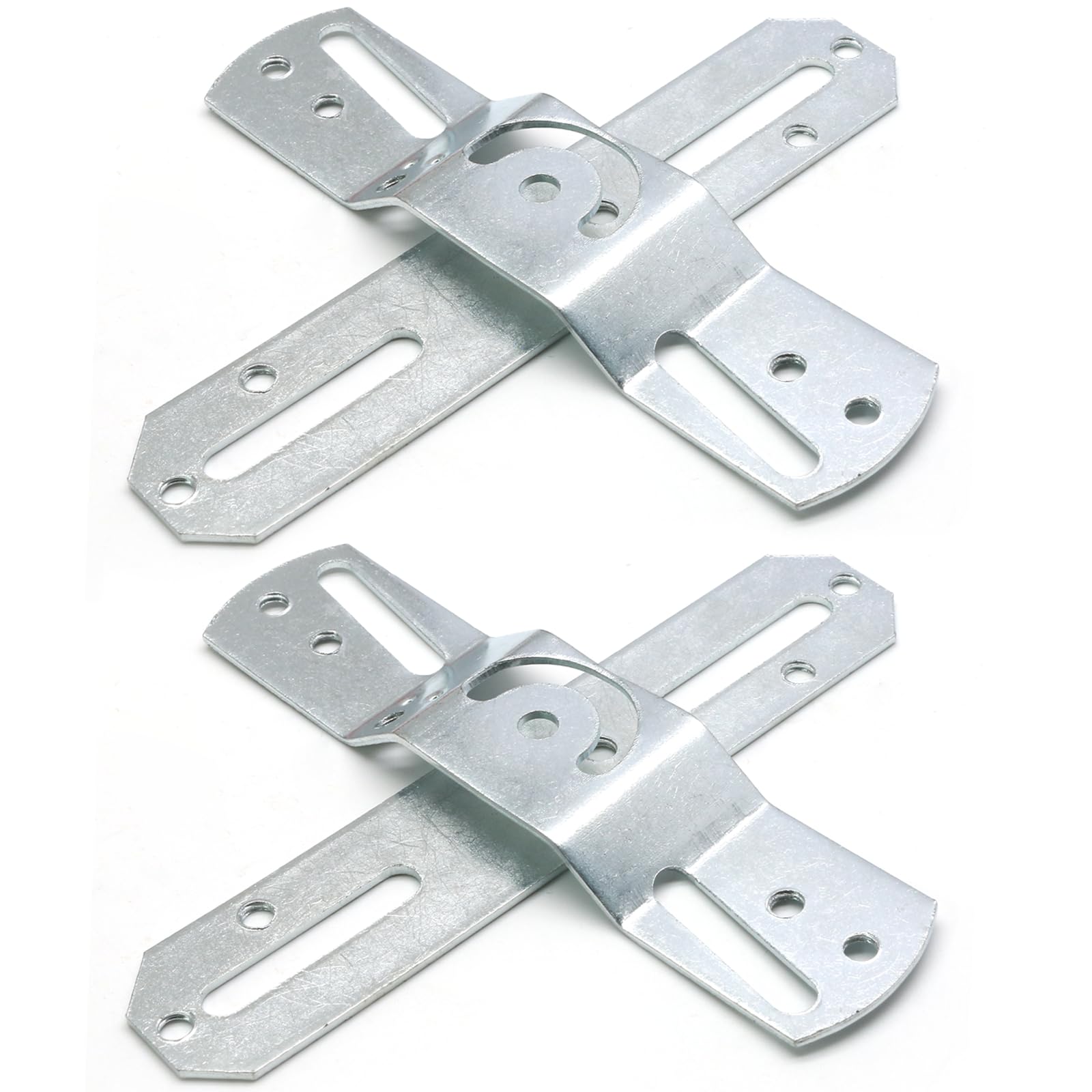 Luomorgo 2 Sets 4" Light Fixture Mounting Bracket, Universal Steel ...