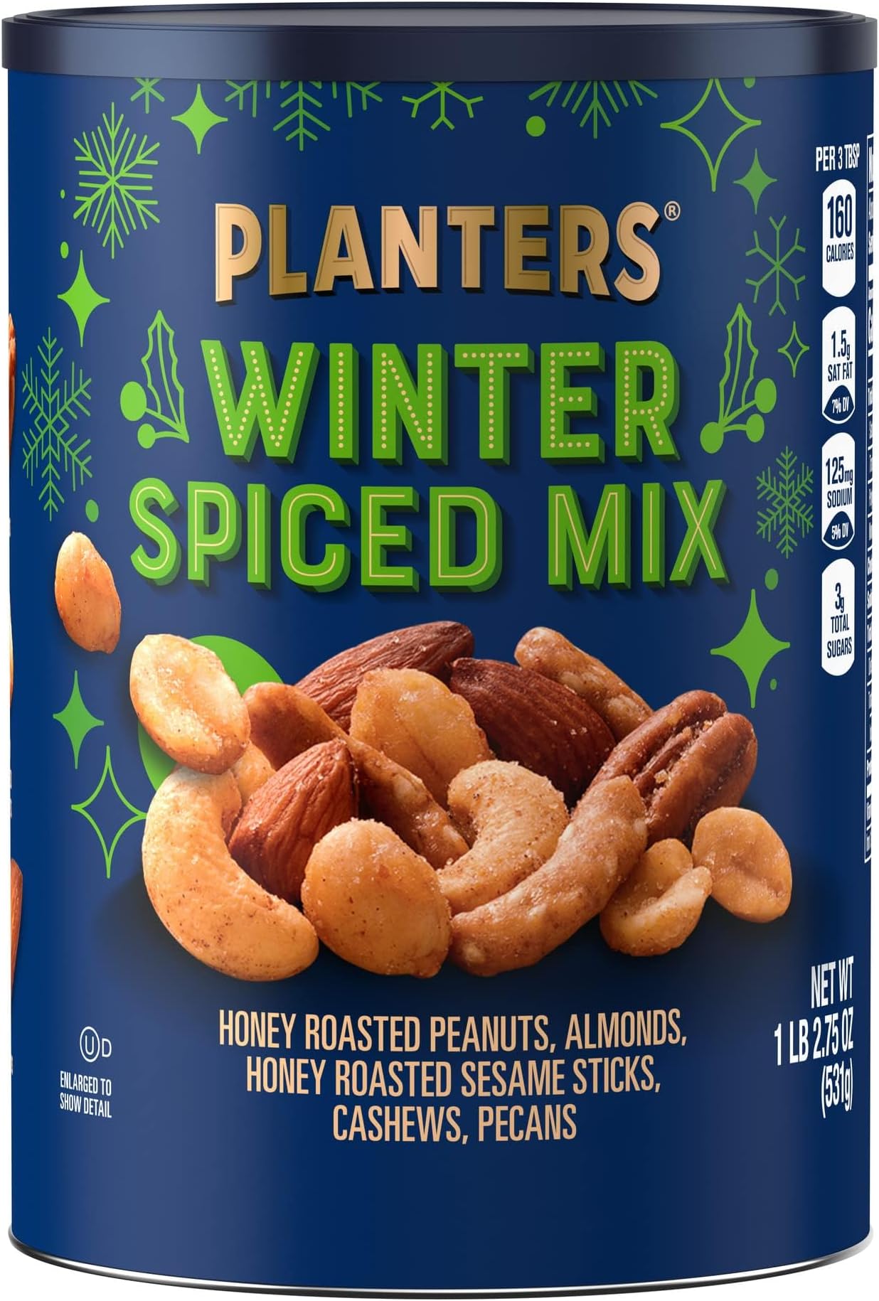 Amazon.com: Planters Winter Spiced Mix Canister, 18.75 Ounce