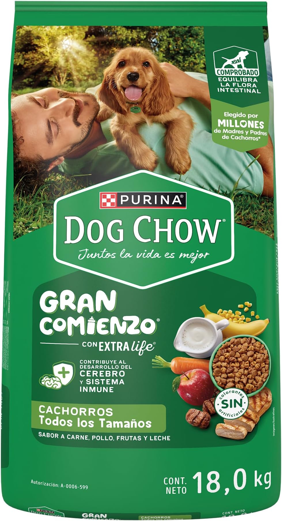 Purina Dog Chow Comida para Cachorros Todos Los Tamaños con Sabor a ...