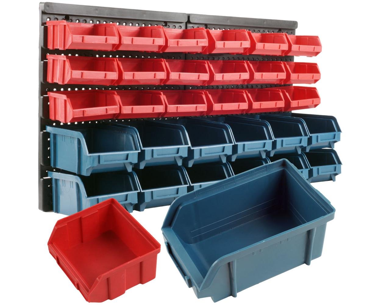 30-Bins : Stalwart 30 Bin Wall Mounted Parts Rack : Amazon.in: Home ...