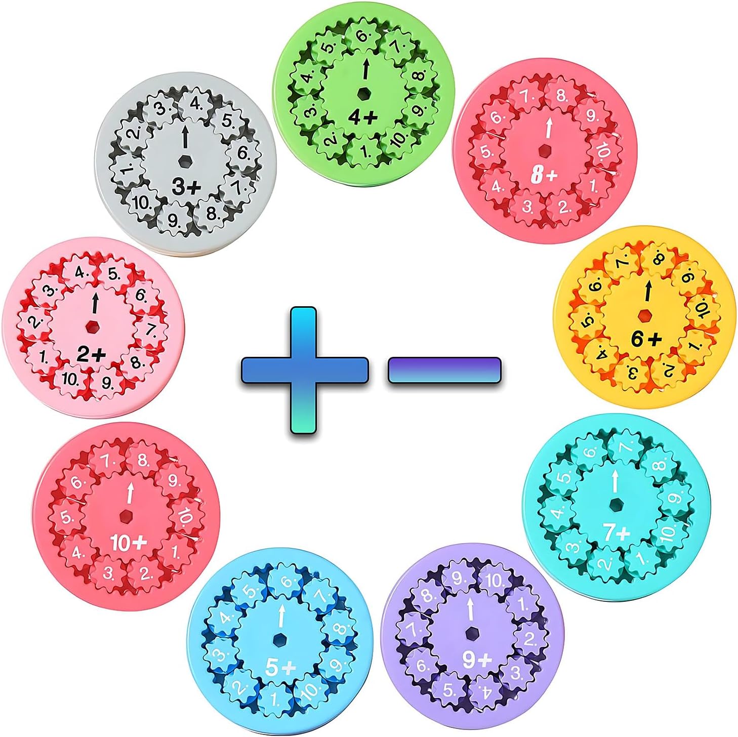 Amazon.com: Math Fidget Spinners,are Educational Spinning Educational ...