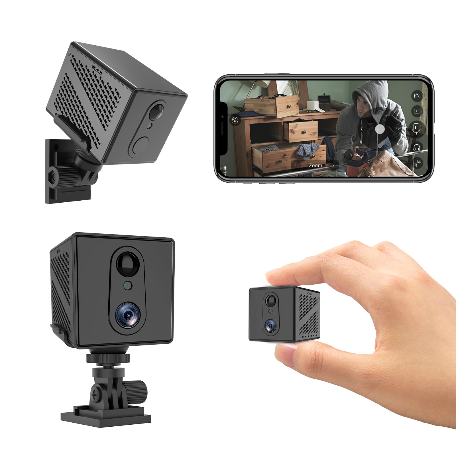 Amazon.com : VSTARCAM Cameras for Home Security, 3MP Mini Portable ...