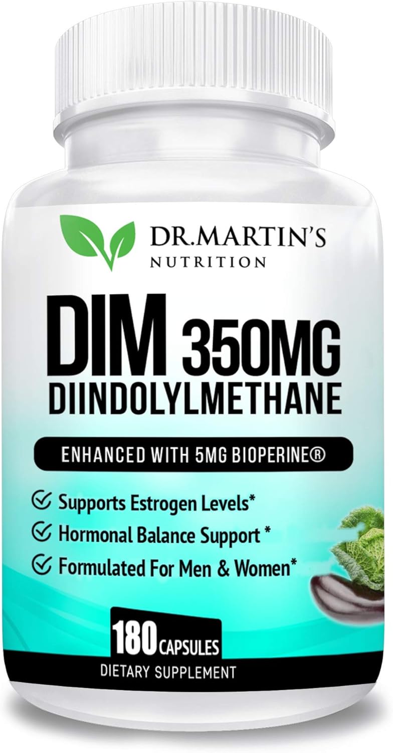 Amazon.com: 350mg DIM Supplement Plus Bioperine | 6 Months Supply for ...
