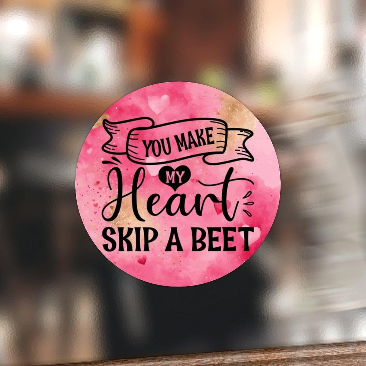 Swavecat 100PCS Valentine Quotes Stickers for Envelope You Make My ...