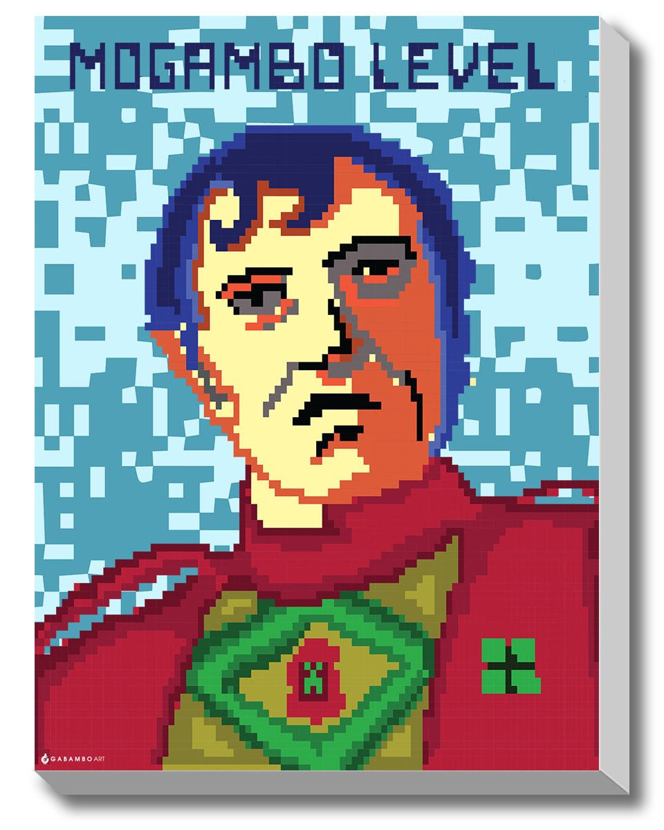 Gabambo Pixel Mogambo Canvas Art (24X18)In : Amazon.in: Home & Kitchen