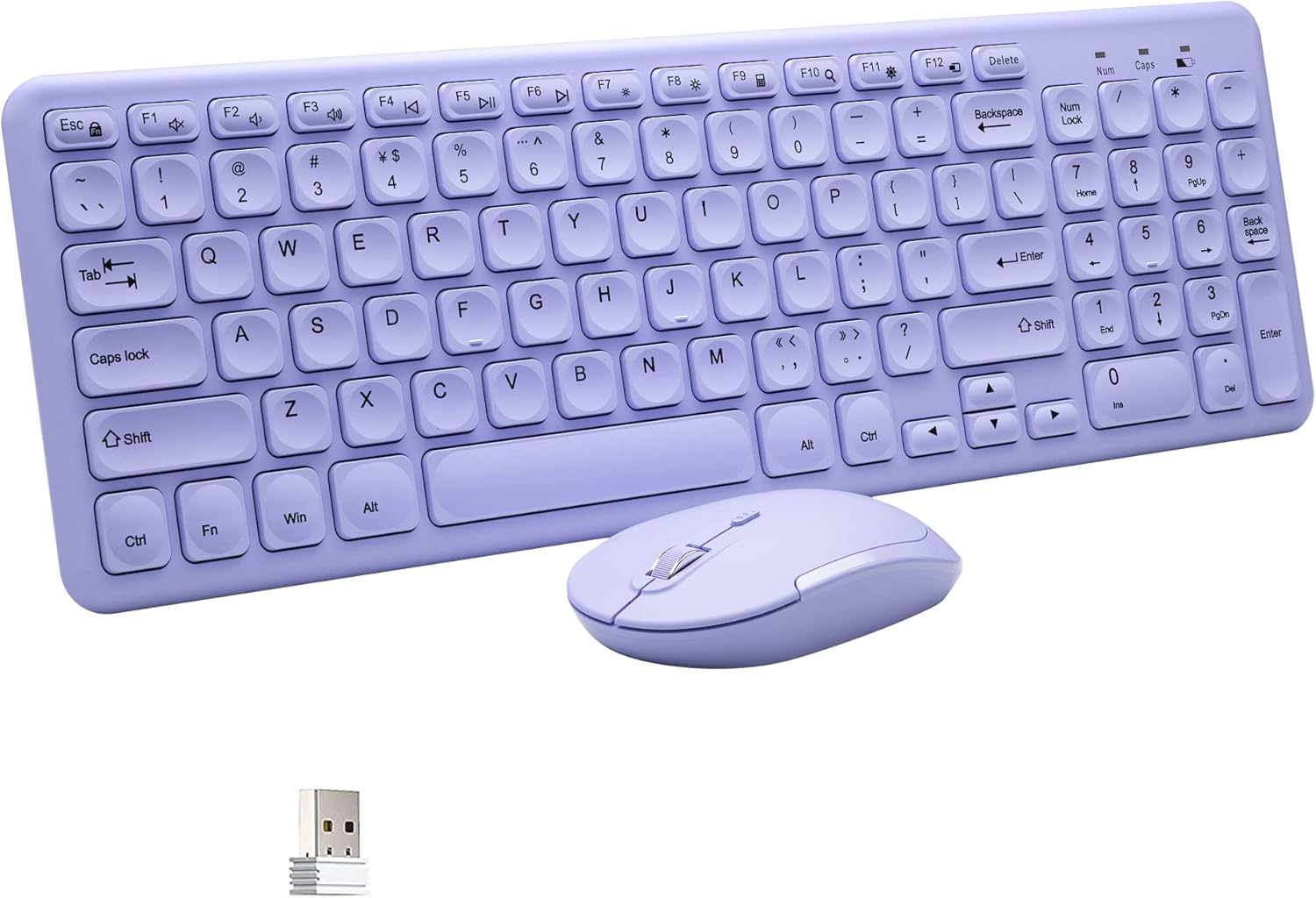 Amazon.com: Wireless Keyboard and Mouse Combo, Superbcco Cordless ...
