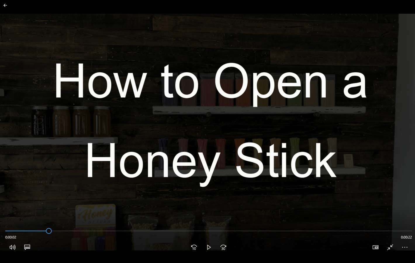 Watch How to Open a Honey Stick on Amazon Live