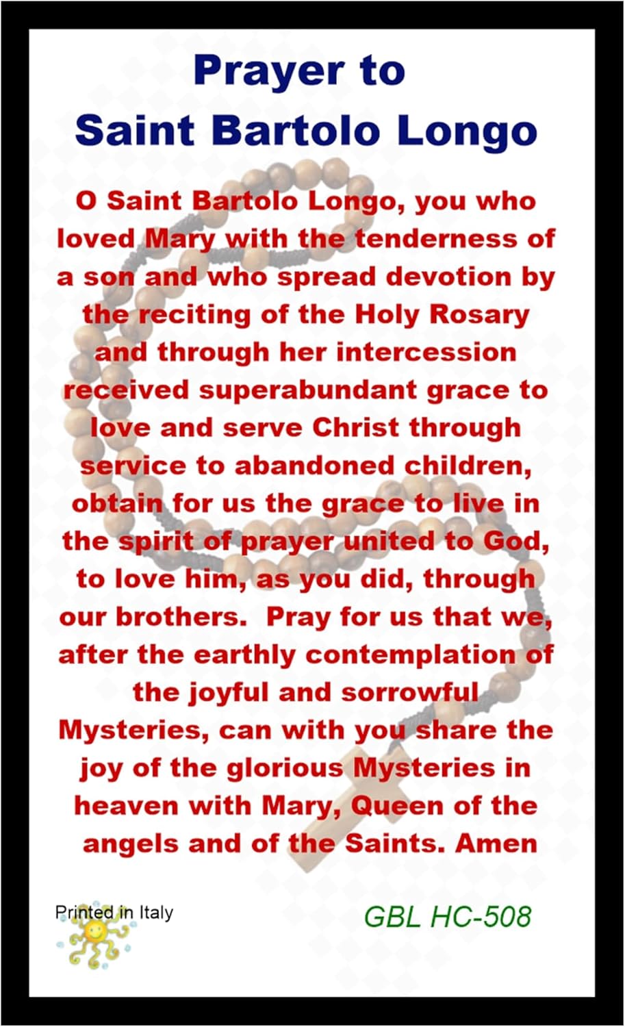 Amazon Saint Bartolo Longo Canonized On Oct 19 2025 From Satanist