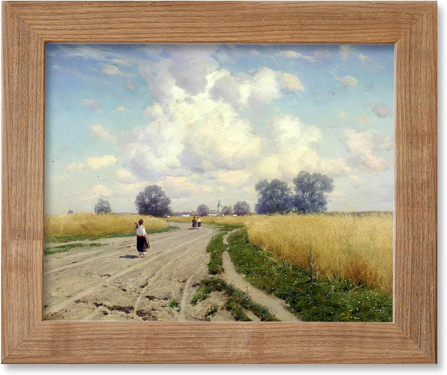 Amazon.com: Cottagecore Vintage Autumn Landscape Wall Art for Living ...