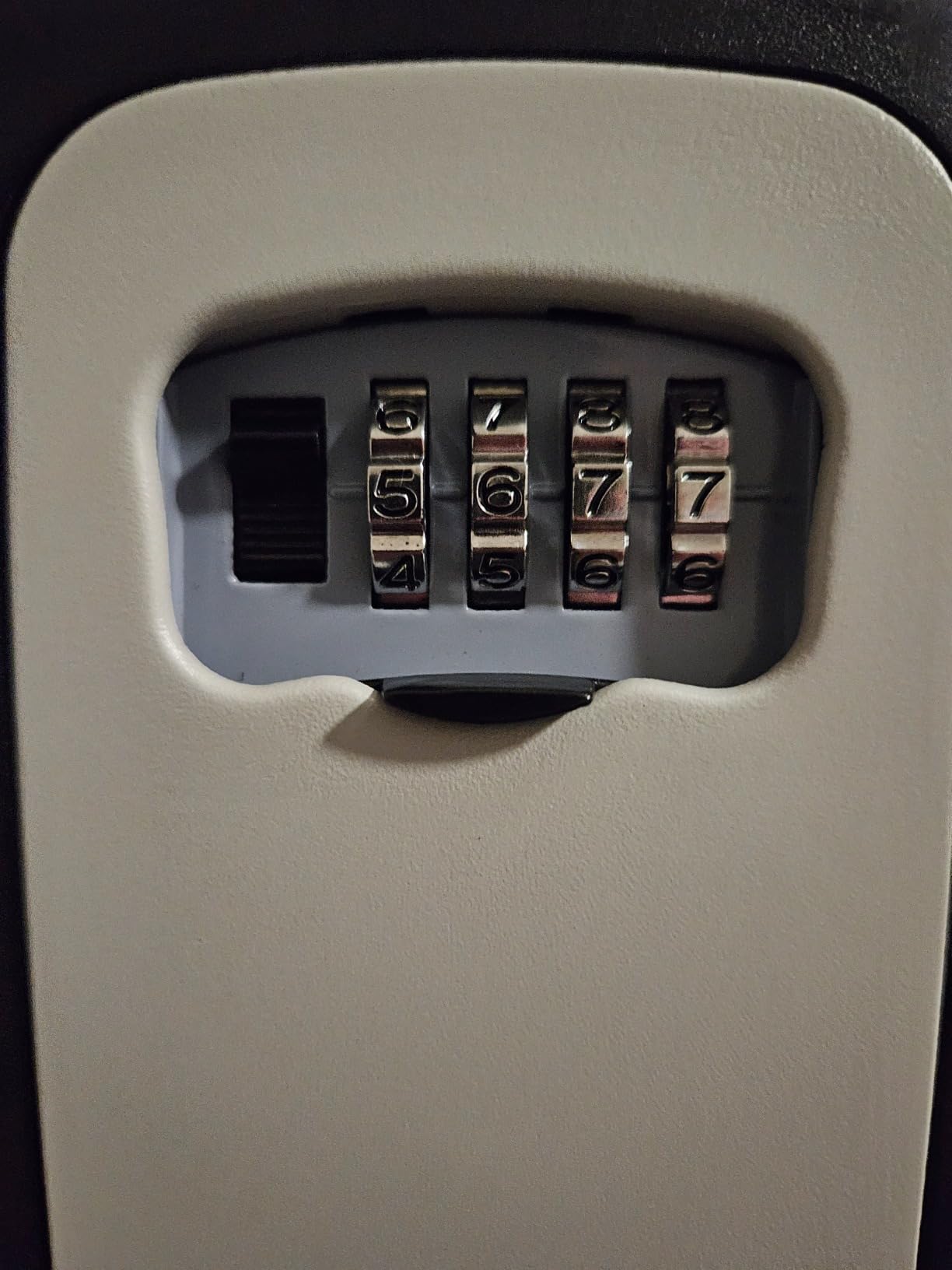 Key Lock Box Wall Mounted, Upgrade Clearly Visible Keys, Portable Lock ...