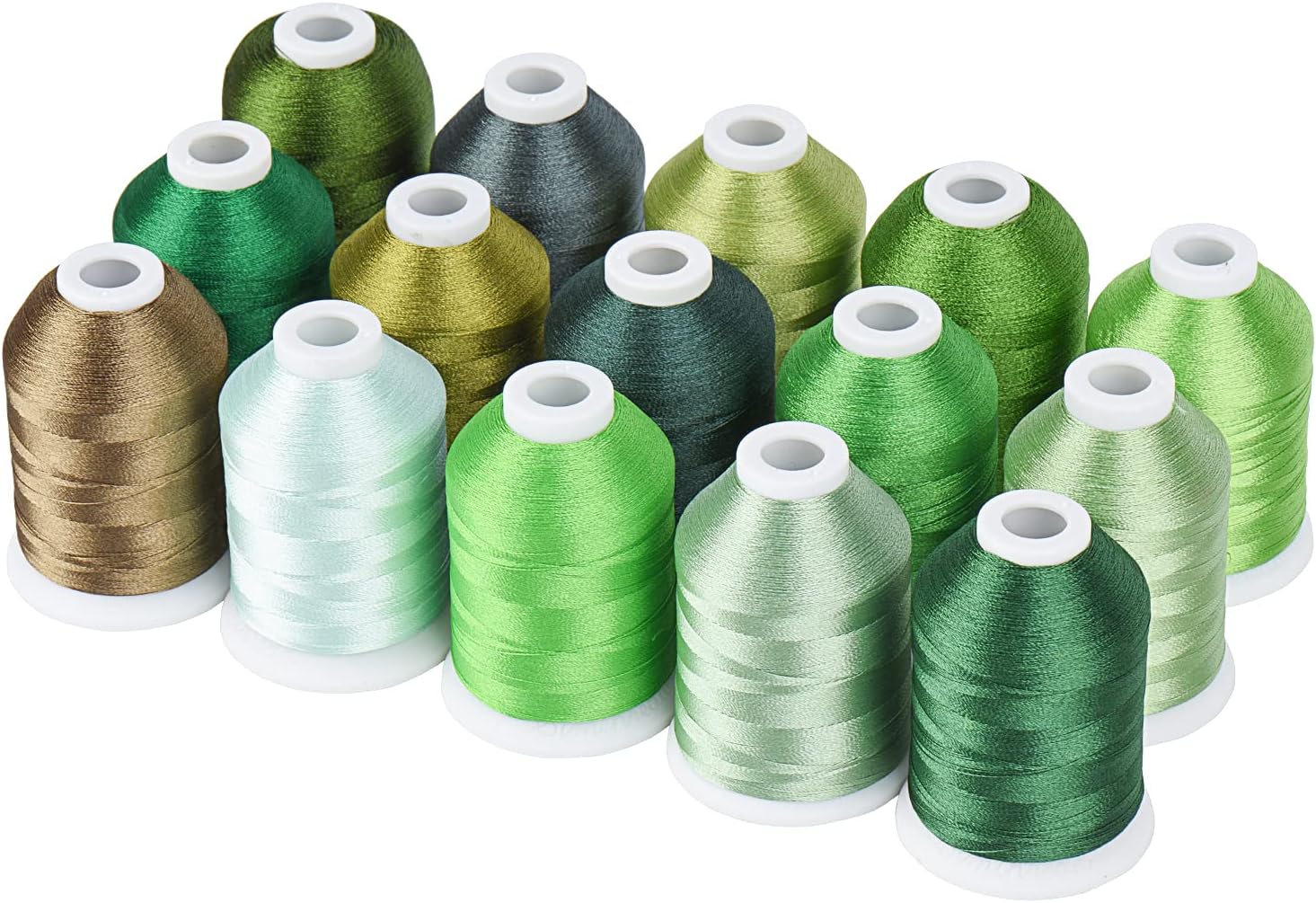 Amazon.com: 40 Spools Polyester Embroidery Machine Thread : Arts ...