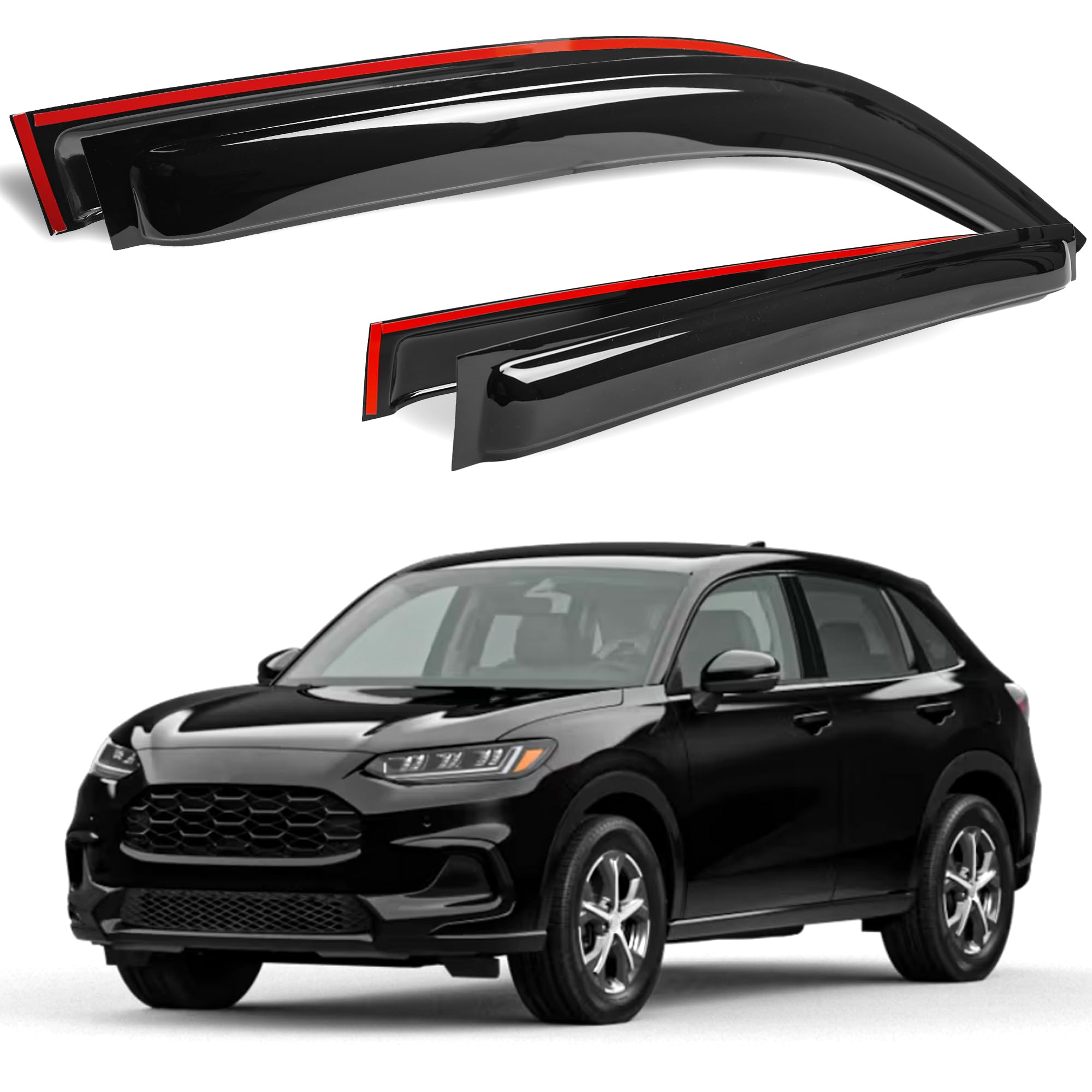 Snapklik.com : Window Rain Guard For Honda HRV 2023 2024 2025 Outside ...