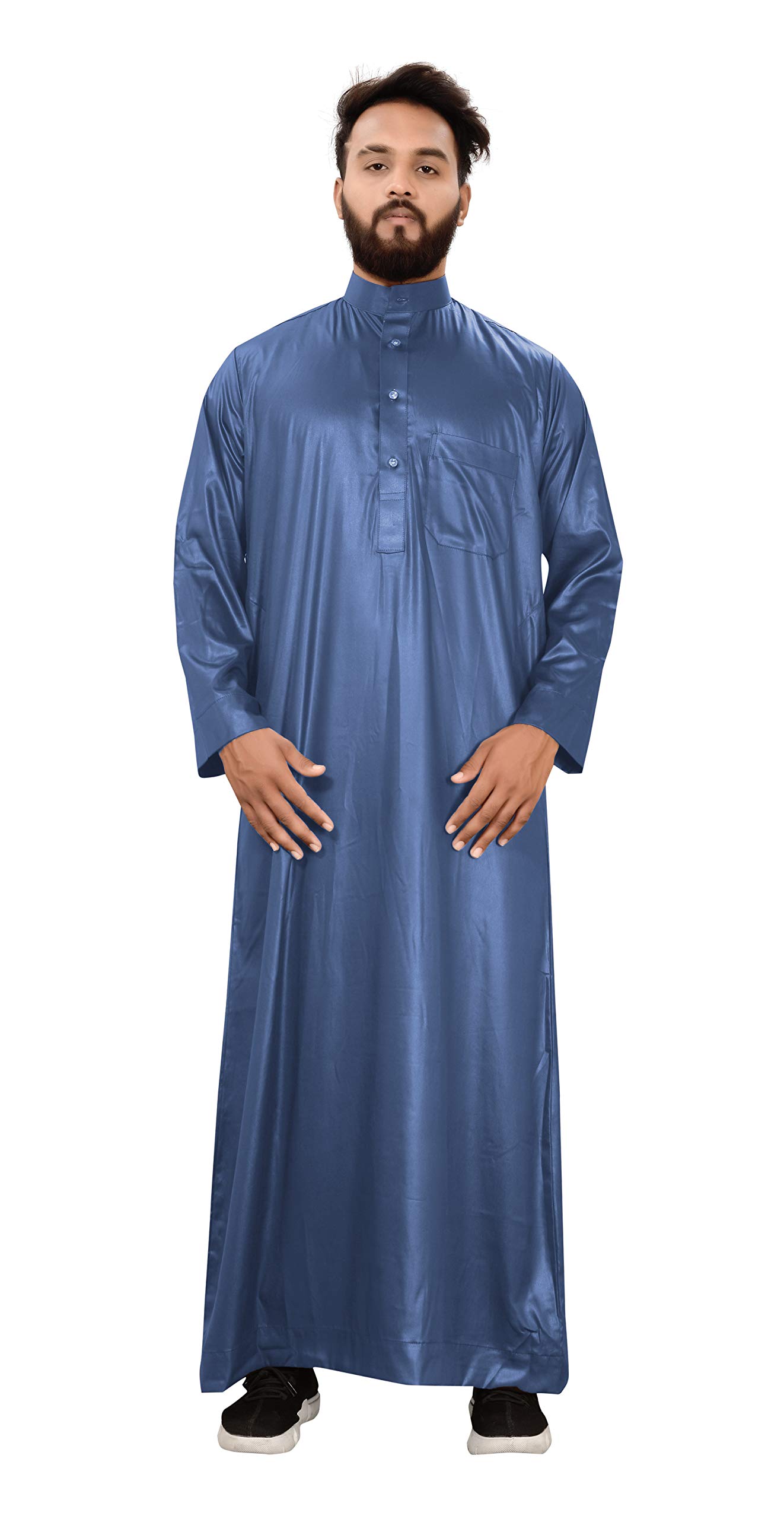 Buy Justkartit Metallic Blue Color Premium Imported Quality Polyester ...