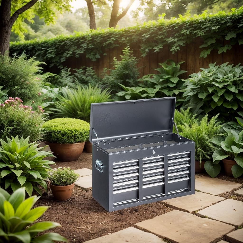 Imseigo Portable Steel Tool Box, 5 Drawer Steel Tool Box with Top ...