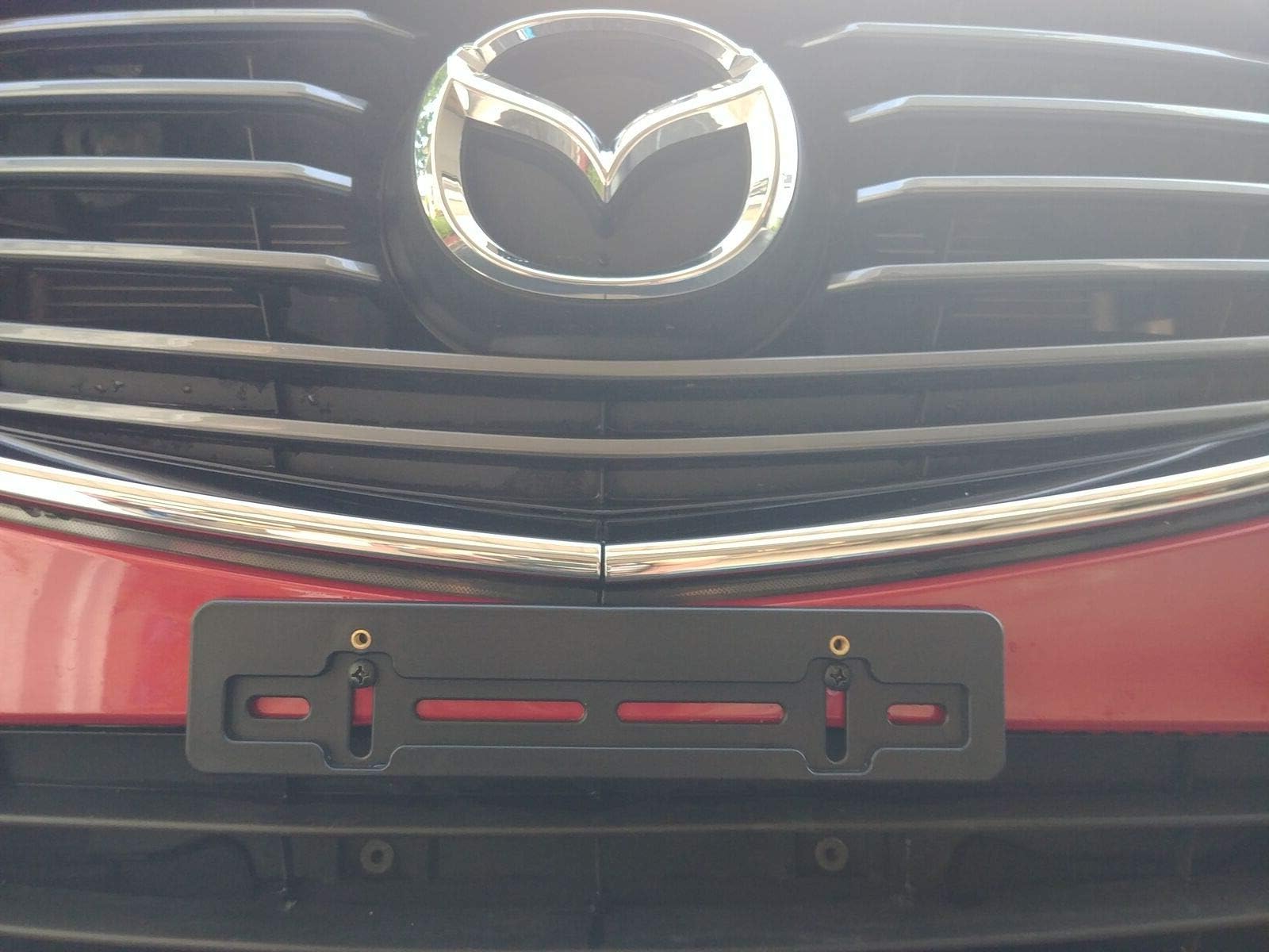 Amazon.com: Front License Plate Tag Holder Mounting Adapter Bumper Kit ...