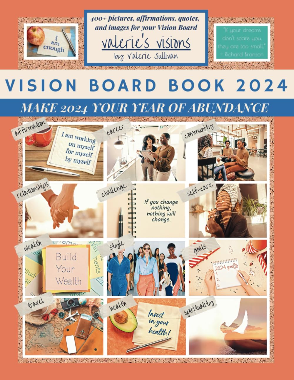 Vision Board Book 2024: Make 2024 Your Year of Abundance: | manifest ...