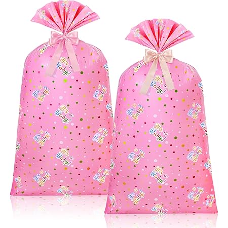 Amazon.com: 2 Pcs 70"x 40" Large Jumbo Gift Bag for Giant Gifts, Extra ...