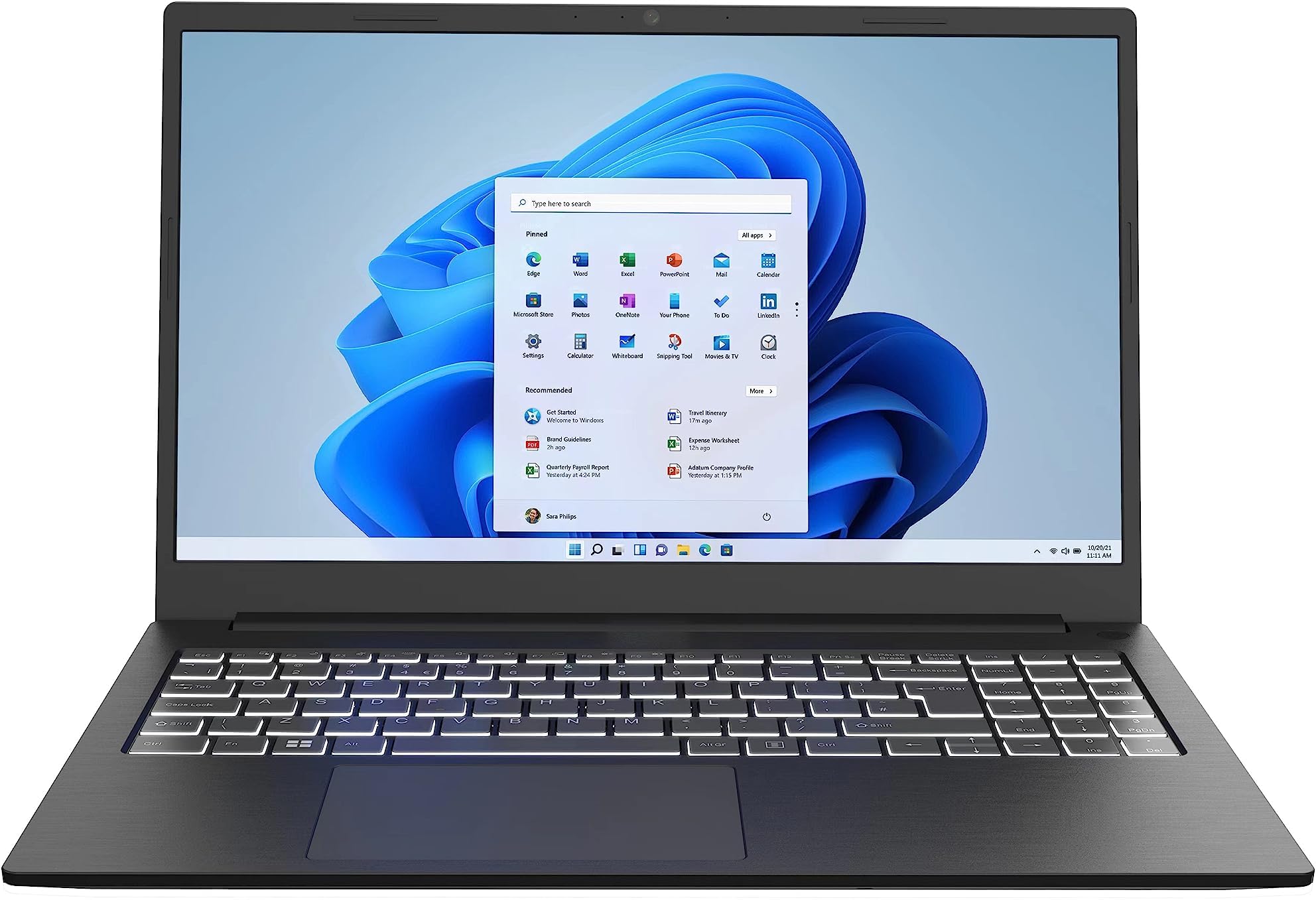 Amazon.com: Azpen X1530 15.6" Windows 11 Laptop with Intel i3 CPU Touch ...