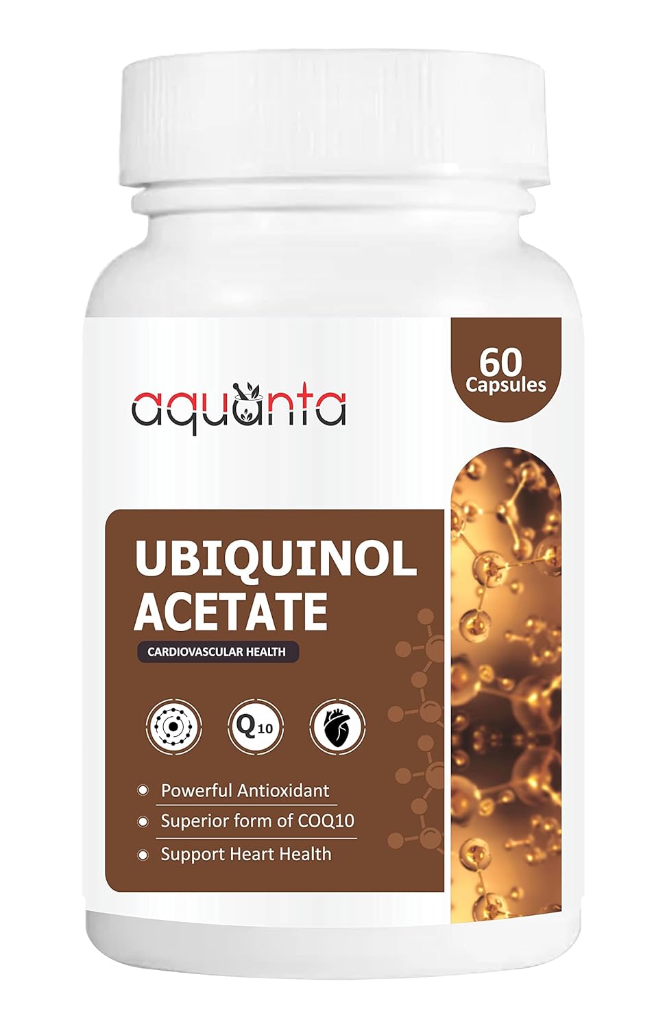 Aquanta Highest Strength Ubiquinol 200 mg (60 Veg Capsules) : Amazon.in ...