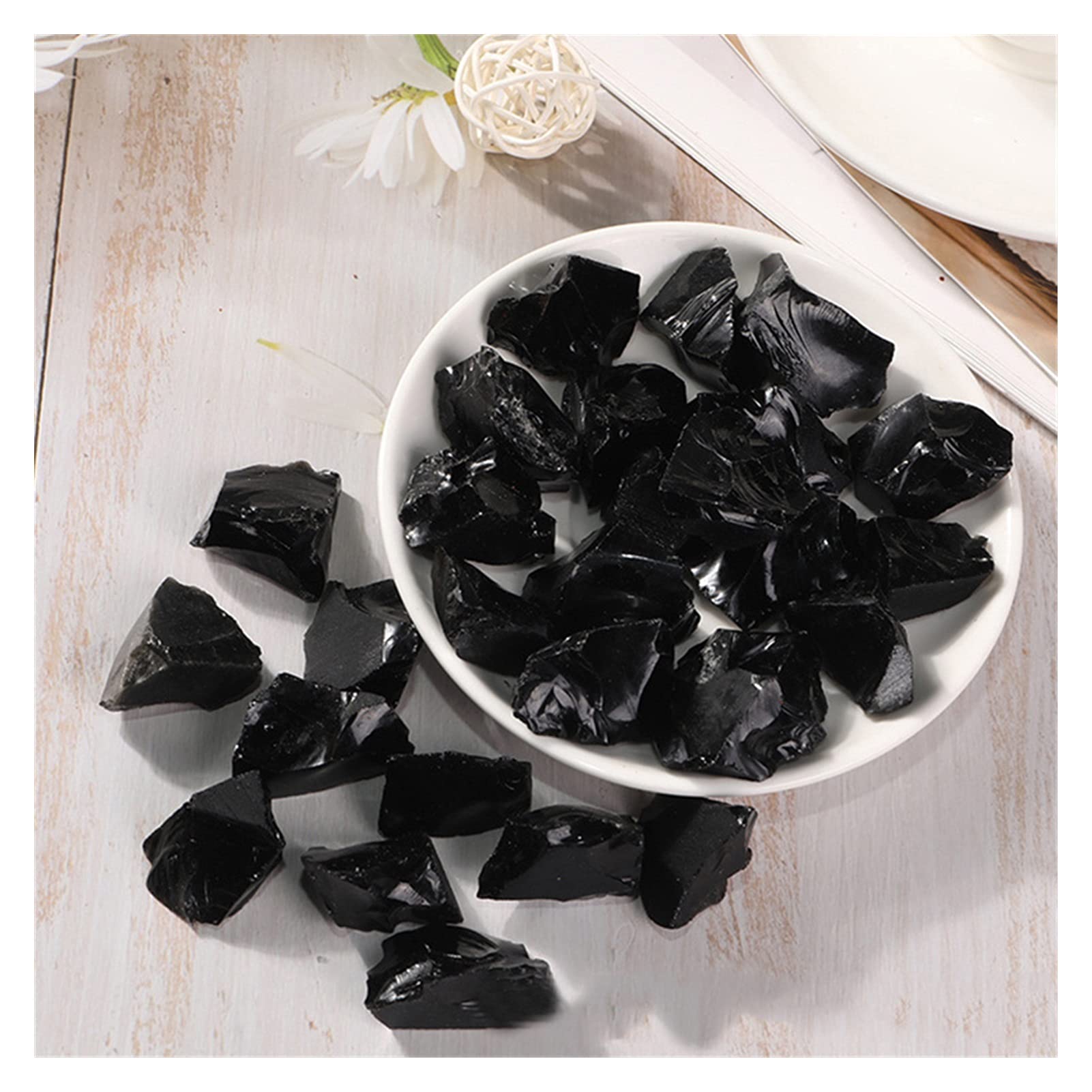 Obsidian Rock Texture