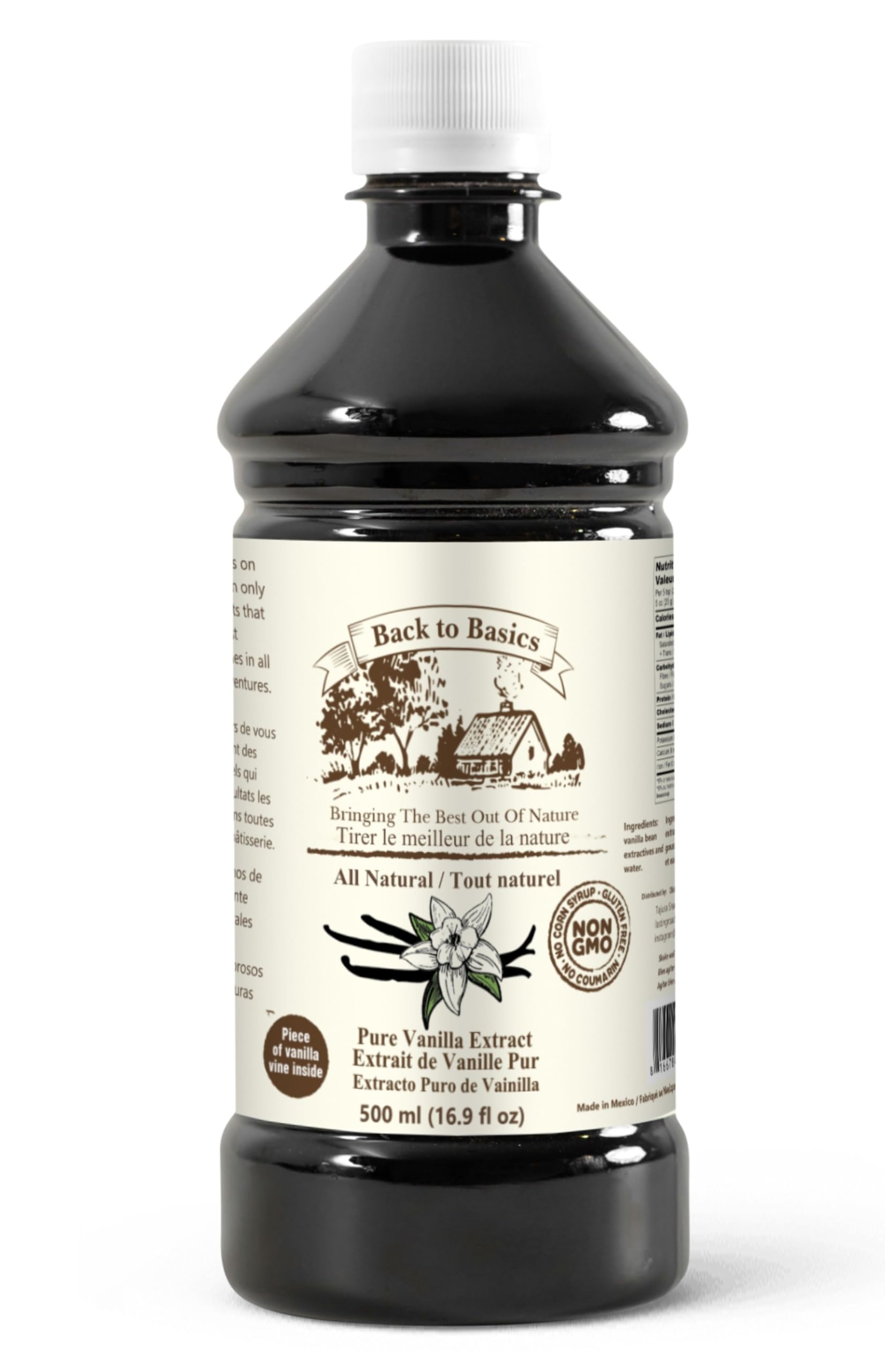 Snapklik.com : Back To Basics All Natural - Pure Vanilla Extract 16 Oz ...