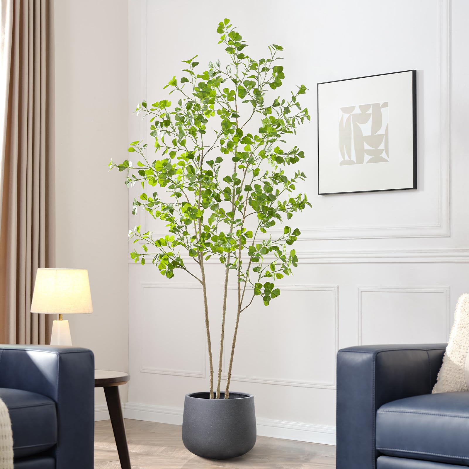 Amazon.com: Keeplush 7ft Artificial Ficus Tree with Heart-Shaped Leaves ...