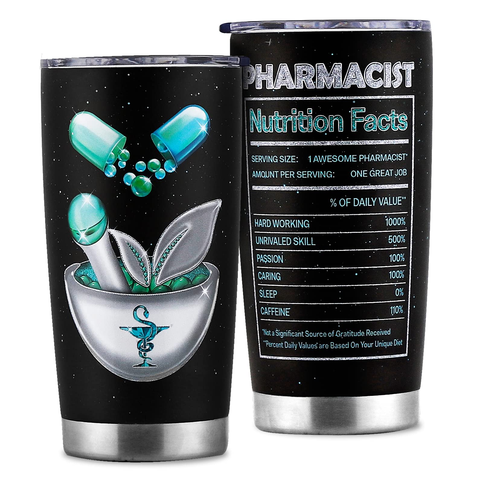 Amazon.com | kwsnatel Pharmacist Gift - Stainless Steel Travel Mug for ...