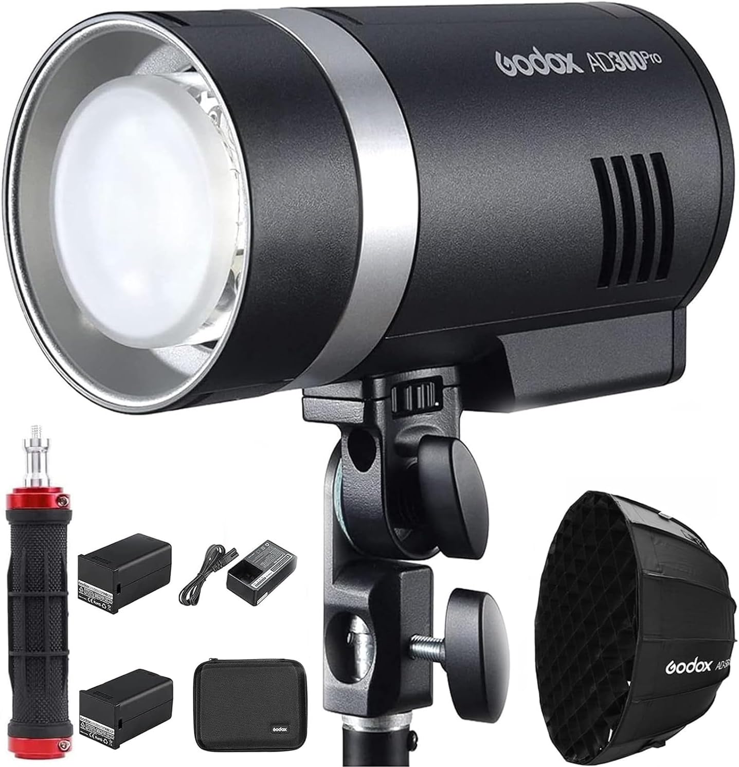 Amazon.com : Godox AD300Pro Flash Kit | 300Ws Output, Portable Design ...