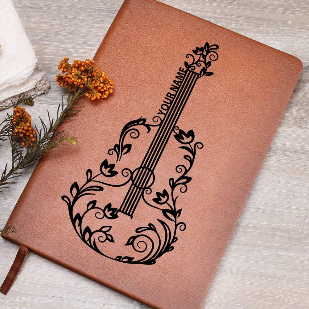 Amazon.com : urbanNEST Personalized Guitar Lyric Journal, Custom ...